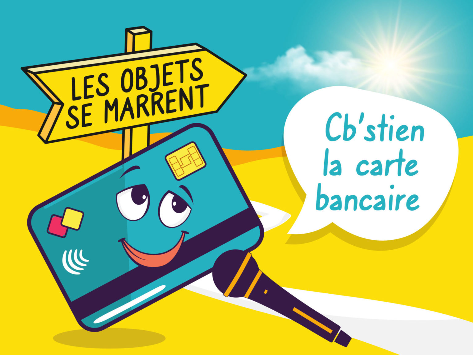 Podcast n°5, les objets se marrent, Cb'stien la carte bancaire • Humour ...