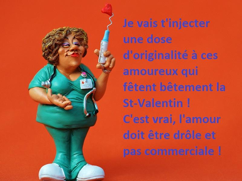 Saint-Valentin peut-être drôle?! • Humour au Travail