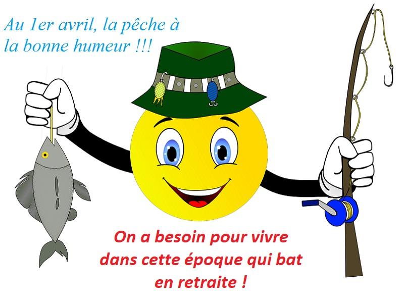 Le 1 er avril pour vivre avec la pêche ! • Humour au Travail